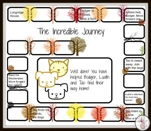 The Incredible Journey Board Game - Diary of a First Child