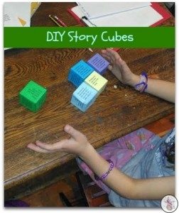 DIY Story Cubes {And Free Story Elements Download} - Diary of a First Child
