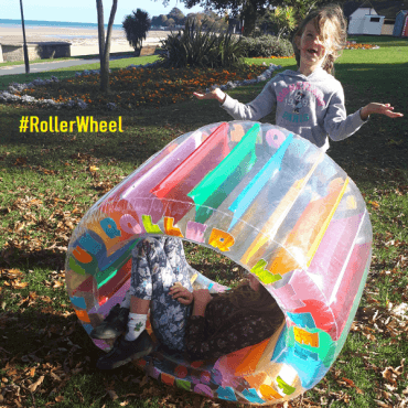 Inflatable Roller Wheel Review - Diary of a First Child