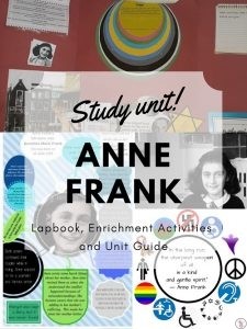 Anne Frank Lapbook And Activities - Diary of a First Child