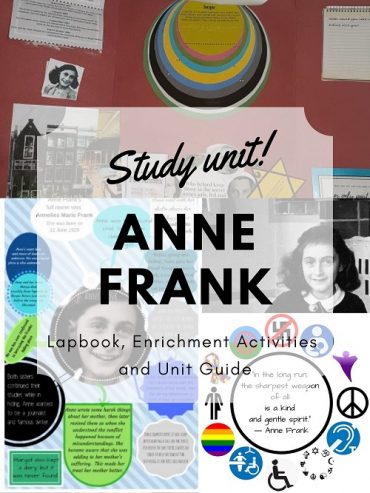 Anne Frank Lapbook And Activities - Diary of a First Child
