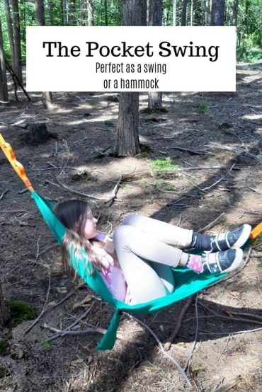 Outdoor Summer Fun - The Hape Pocket Swing Review - Diary of a First Child