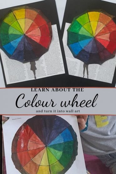 Colour Wheel Art Project For Kids - Diary of a First Child